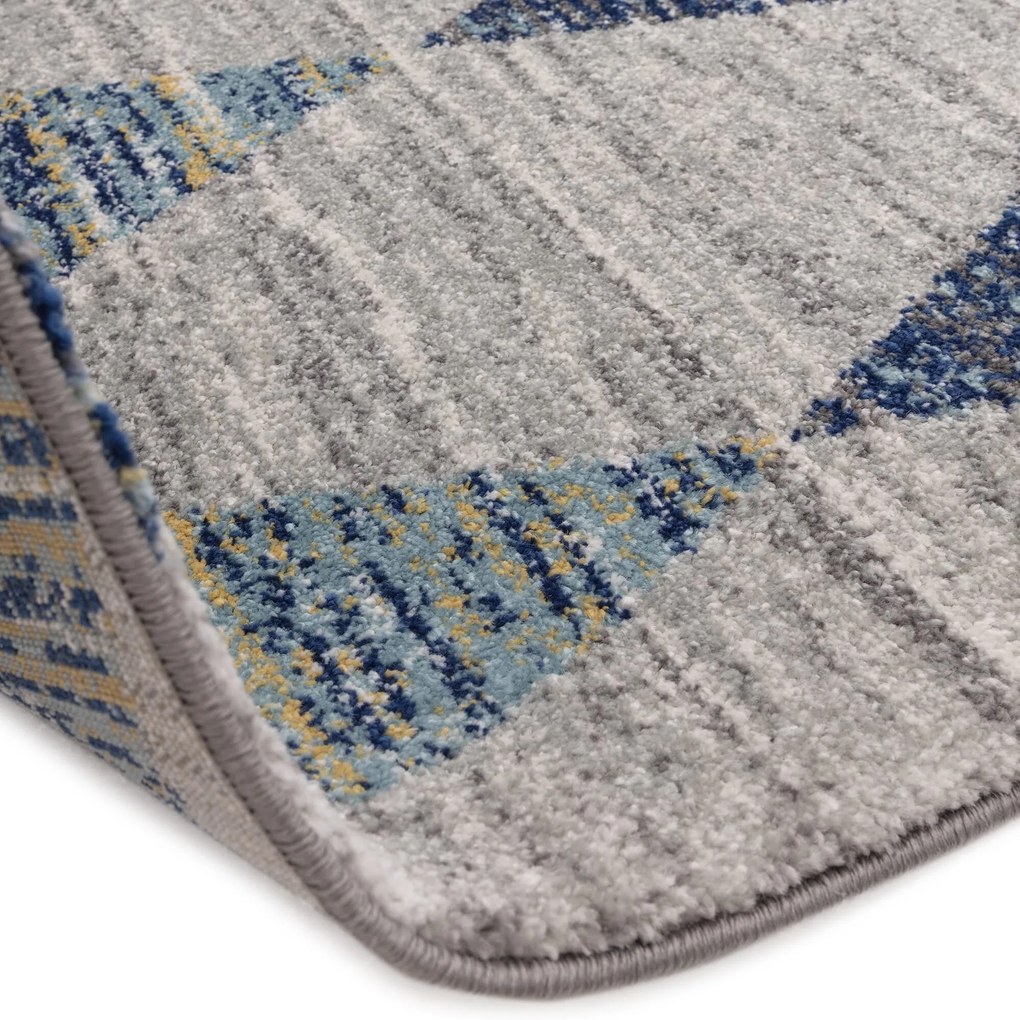 Tribeca Design Kusový koberec Jars Harlequin Blue Rozměry: 120x170 cm