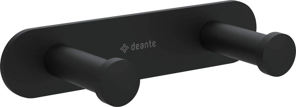 Deante Jasmin, dvojháček na ručníky, černá matná, DEA-ADJ_N12L