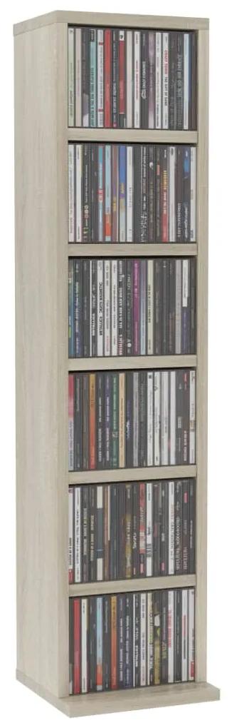 Skříňka na CD sonoma dub 21 x 20 x 88 cm kompozitní dřevo