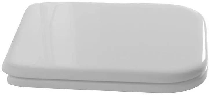 WALDORF WC sedátko Soft Close, polyester, bílá/bronz (418601) Kerasan