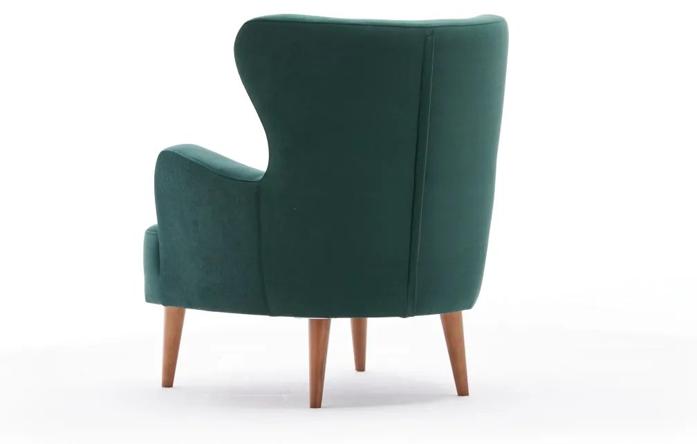 Atelier del Sofa Křeslo Karina - Petrol Green, Zelená