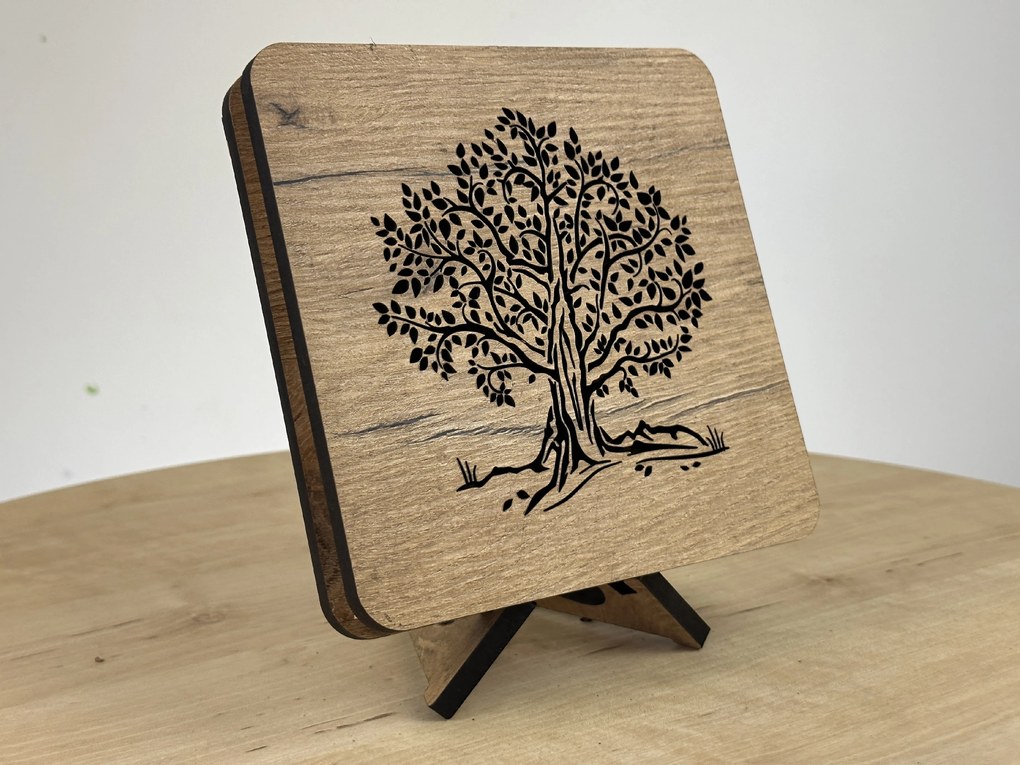 Li-Go "Lípa" lampa 19x19cm provedení povrchu: dub světlý
