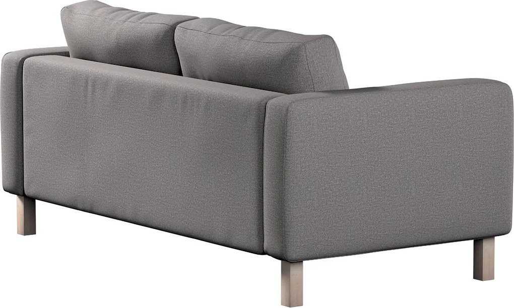 Potah na pohovku IKEA Karlstad 2-místná, nerozkládací, krátký barva šedá látka pletený vzor