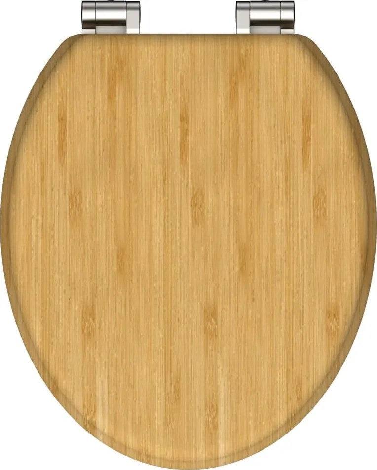 SCHÜTTE WC prkénko se soft-close mechanismem NATURAL BAMBOO [438760]