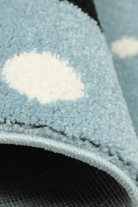 Dětský koberec Kiddy D070A-SFS44 světle modrý / 1060