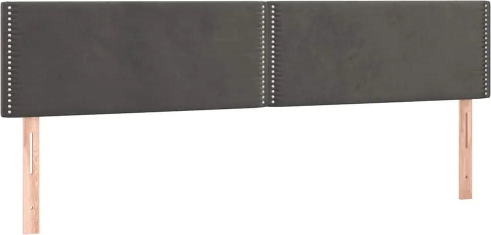 Box spring postel s matrací tmavě šedý 120x190 cm samet 3270464