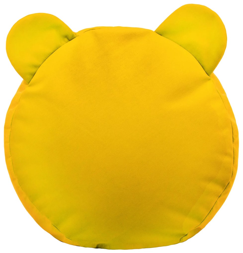 Podnožka TEDDY - žlutá plyš