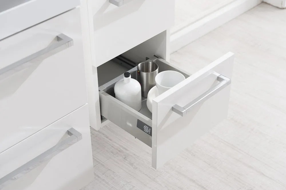 Mereo Mereo, Bino, koupelnová skříňka vysoká 163 cm, dvojitá, Multidecor, CN699BIAA