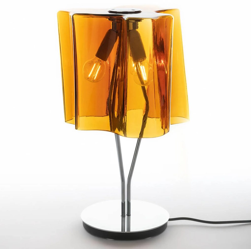 Artemide Logico stolní lampa 64 cm tabák/chrom