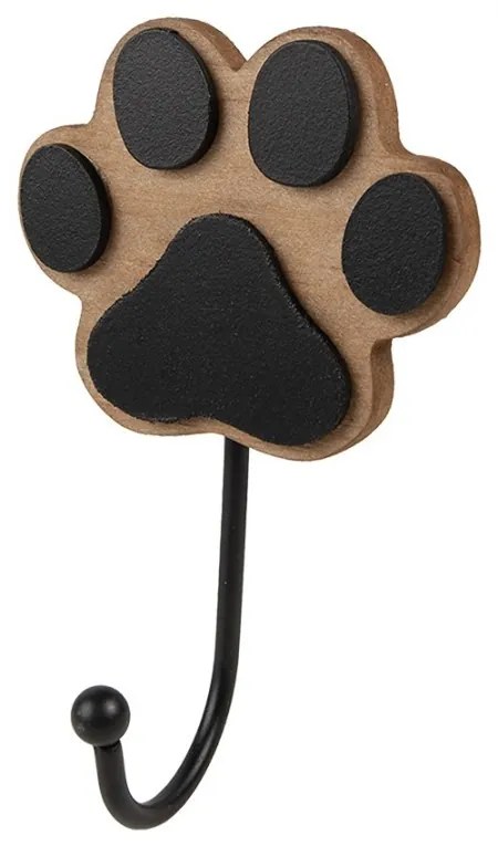 Nástěnný háček ve tvaru psí tlapky Dog Paw - 9*5*14 cm