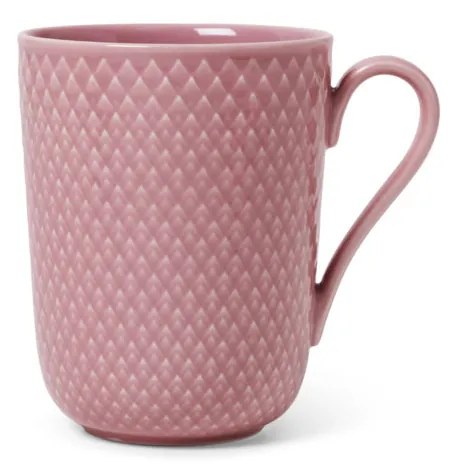 Porcelánový hrnek Rhombe Rose 330 ml Lyngby Porcelaen