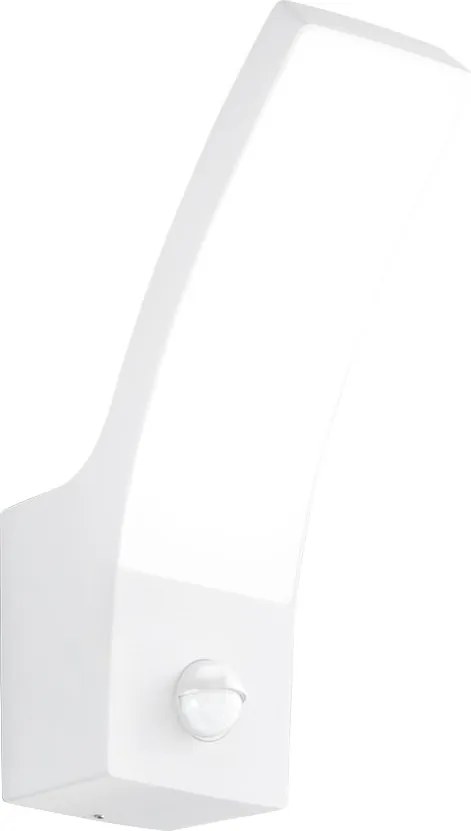 FAN LED-SAIL-APS-BCO Nástěnné svítidlo LED SAIL se senzorem hliník difuzor bílá IP65 CCT 3000-4000 K 80x160x245 mm - FANEUROPE