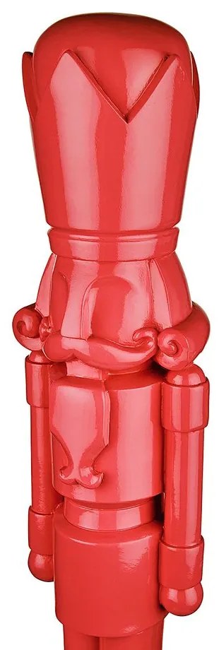 JAMES Dekorační louskáček 38 cm - červená