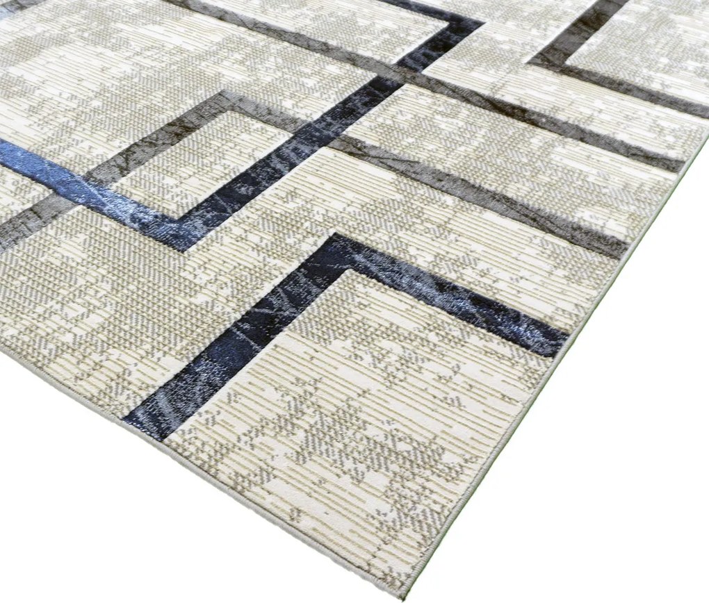 BE Koberec Esprit 3610 NAVY - tmavě modrý obdélníkový Rozměr: 60x100 cm