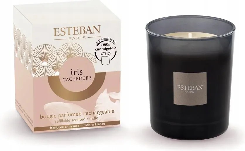 Esteban Paris Vonná svíčka 180 g Iris Cashmere