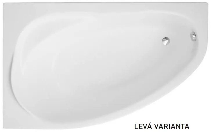 Polimat Marea akrylátová vana Délka vany: 150cm, Orientace: Pravá