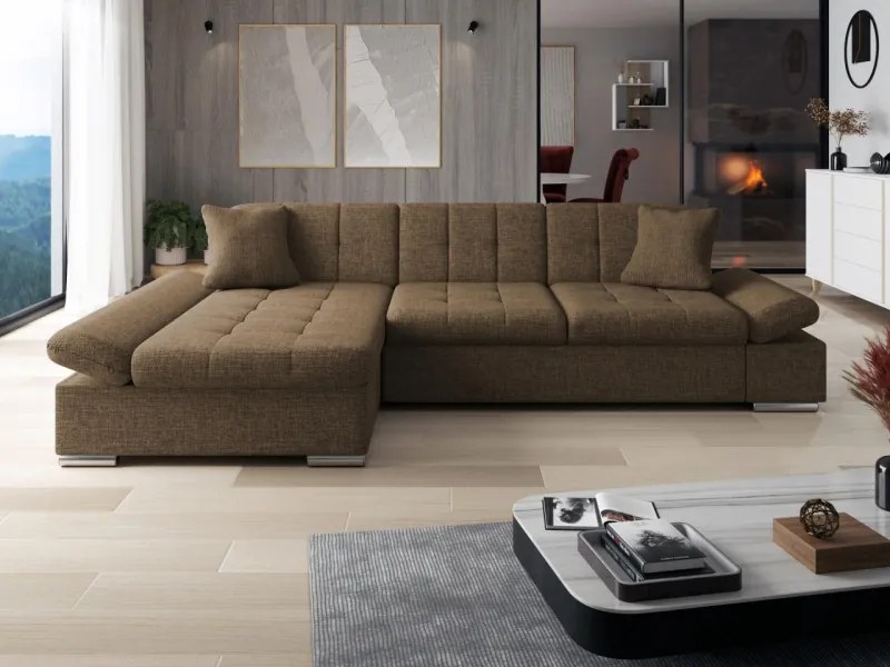 Rohová sedací souprava Magnir, Potah: Lux 06 + Lux 06 + Lux 05, Strana: levá