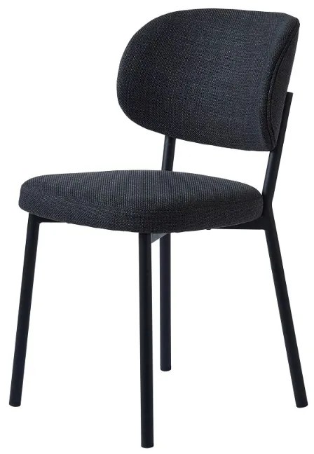 Designová jídelní židle Calixte tmavě šedá