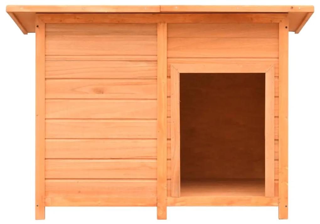 Psí bouda - masivní borové a jedlové dřevo | 120x77x86 cm