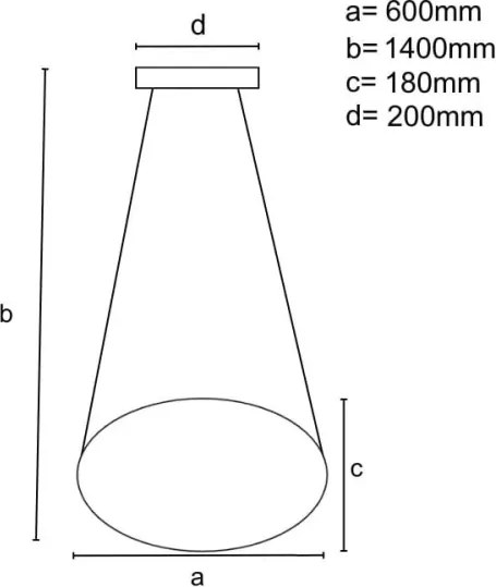 Brilagi-LED Stmívatelný lustr na lanku COSMOWAVE LED/70W/230V 3000-6500K hněd+DO