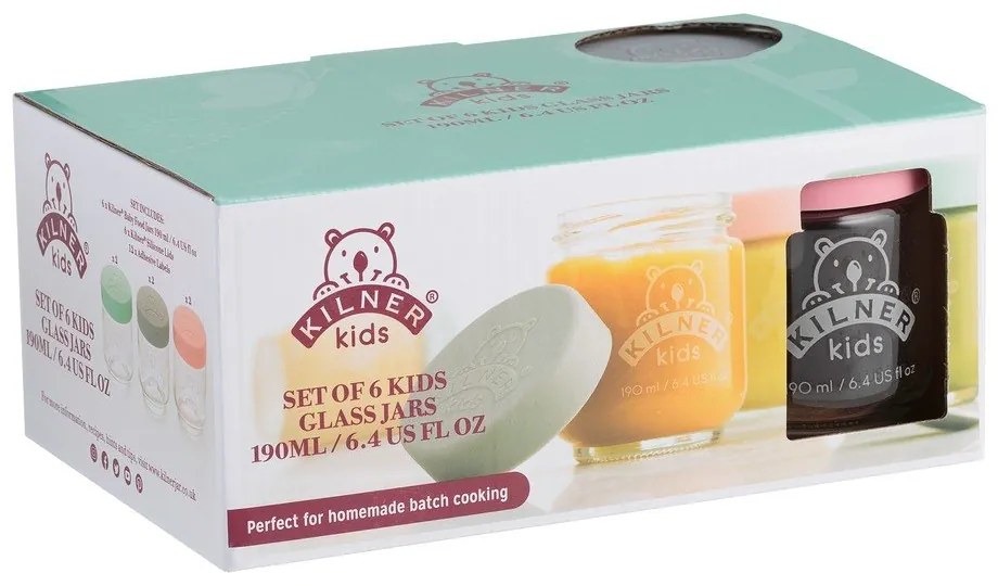 Zavařovací sklenice na dětskou výživu 6ks 190 ml - Kilner