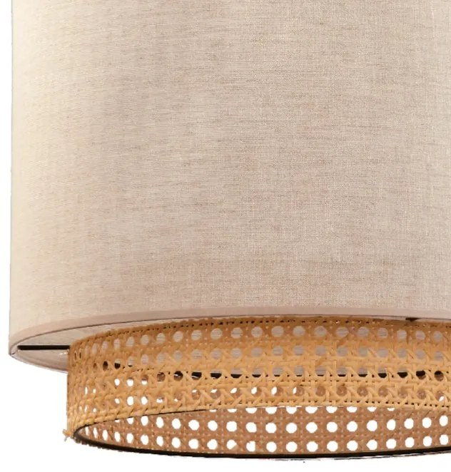 TK LIGHTING Sada osvětlení - BOHO, sestava č. 2, béžová/slámová/černá