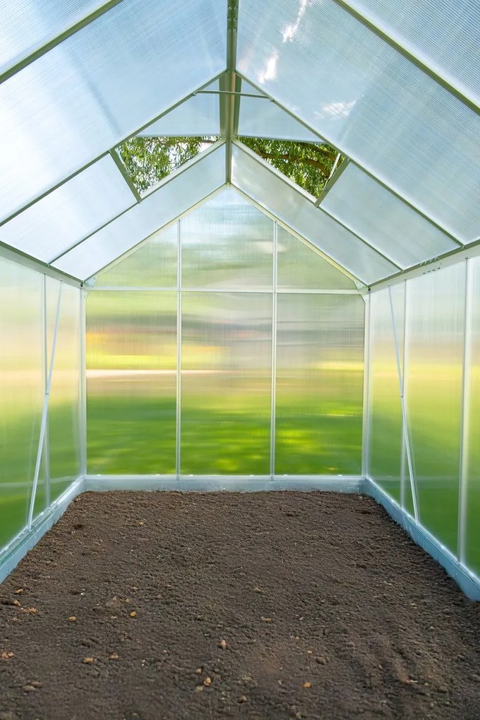 SLOVAKIA TREND EXPORT Skleník polykarbonát  Alu, PC 6 mm, 250x190x195 cm Strend Pro Greenhouse,