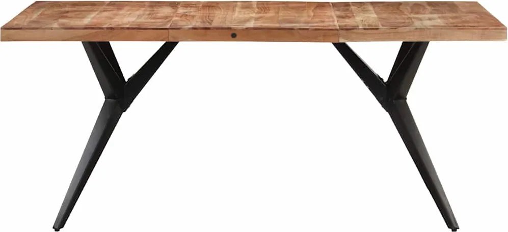 Jídelní stůl 160 x 80 x 76 cm masivní akáciové dřevo 323565