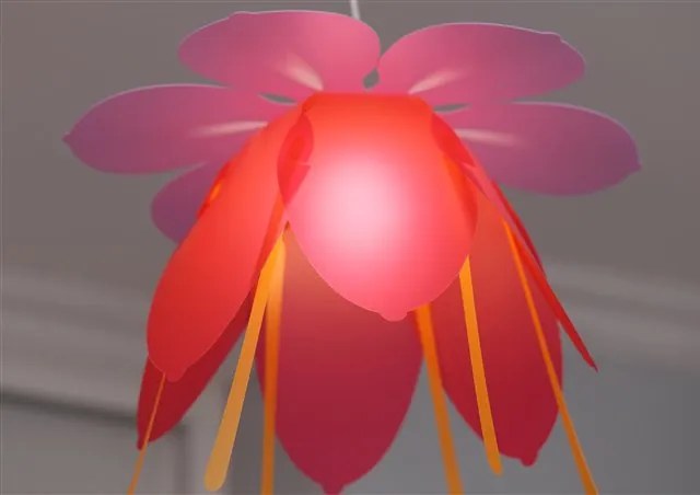 Forclaire Dětská lampa květ - různé barvy Lila-fuchsia