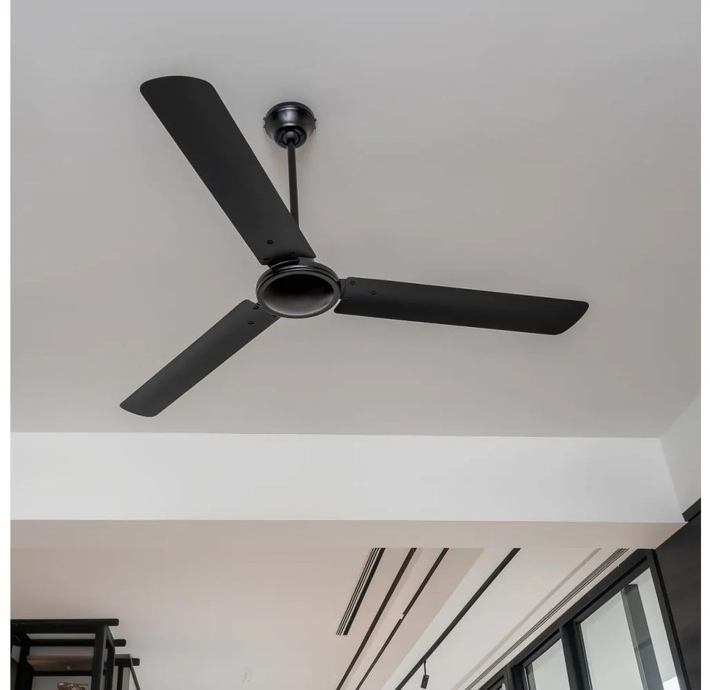 ZEVENTI - Stropní ventilátor TOFINO černá 03807-OEM