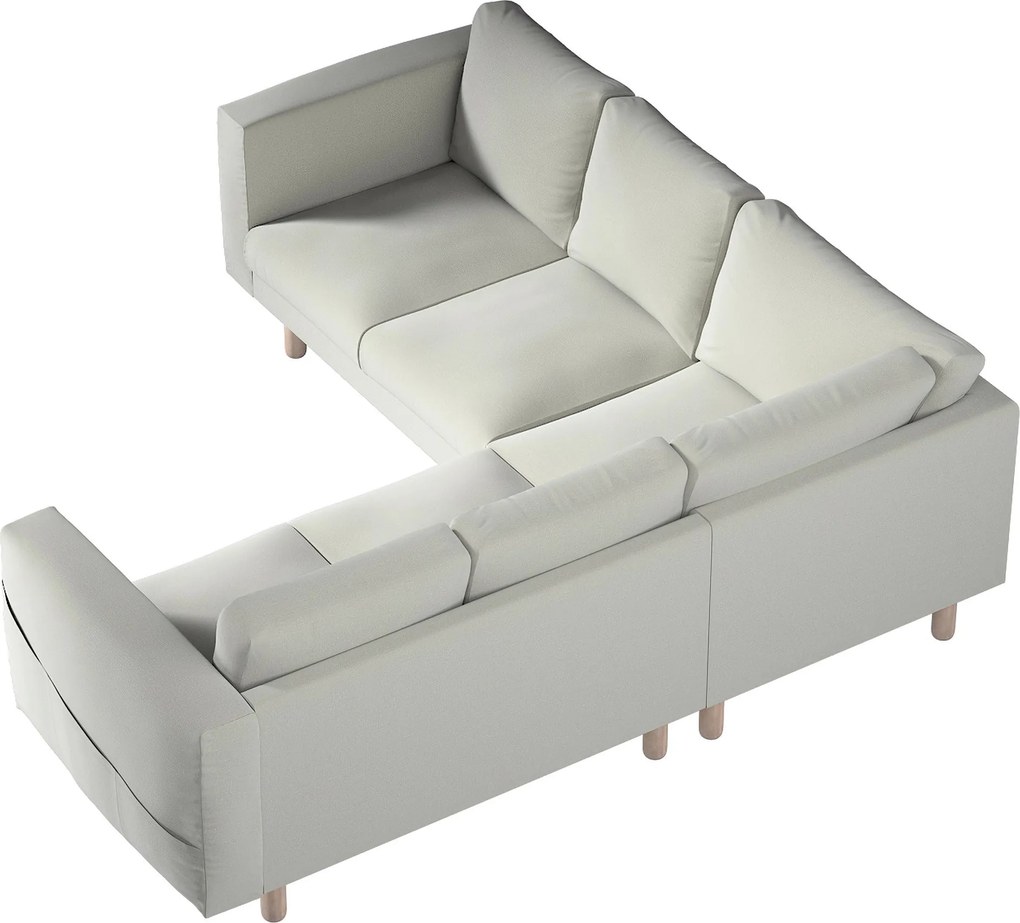 Potah na pohovku IKEA Norsborg rohová 4-místná barva zelená látka sametová