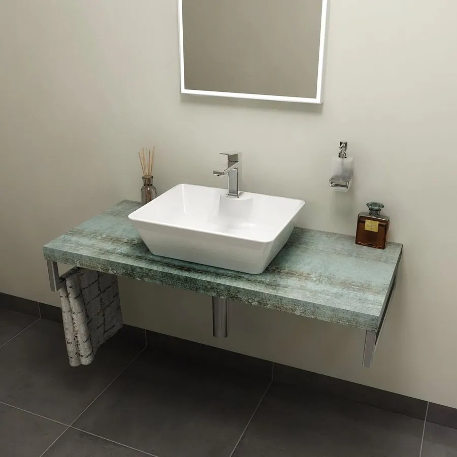 Sapho Avice AV106 deska 100 x 50 cm aquamarine