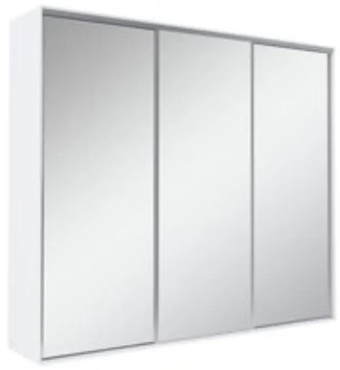 Maridex Šatní skříň  Grande 254 3ks zrcadel Barva: – bílá