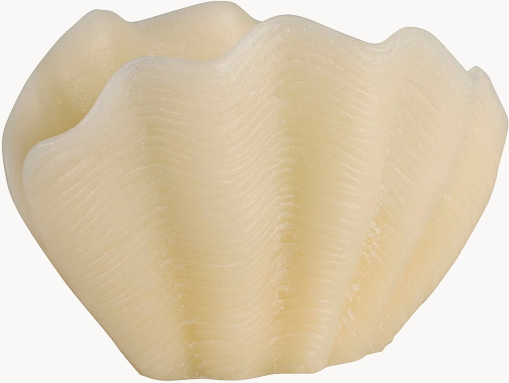 Ručně vyrobená svíčka ve tvaru mušle Shell