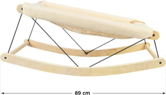 Dětské houpací křeslo Moon 45 béžové