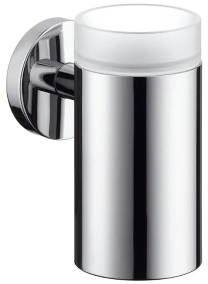 Hansgrohe - Nádobka pro ústní hygienu, skleněná, chrom 40518000