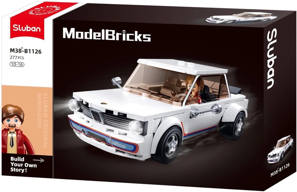 Stavebnice sluban model bricks m38-b1126 klasický vůz model 2002
