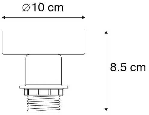 Stropní svítidlo z oceli - Combi