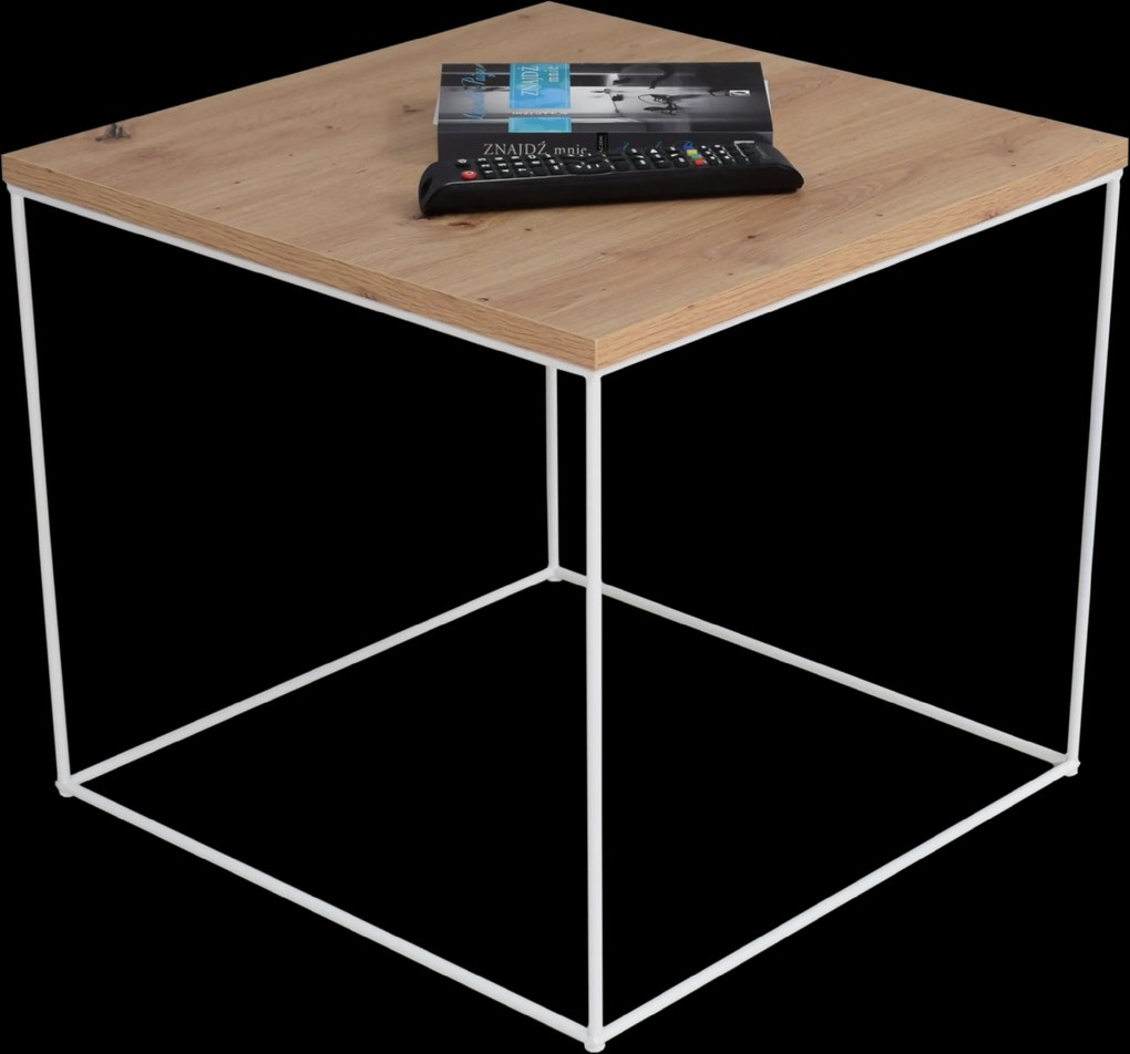 ADRK Furniture Konferenční stolek ELENA 50x50 CT-ELE-W-A