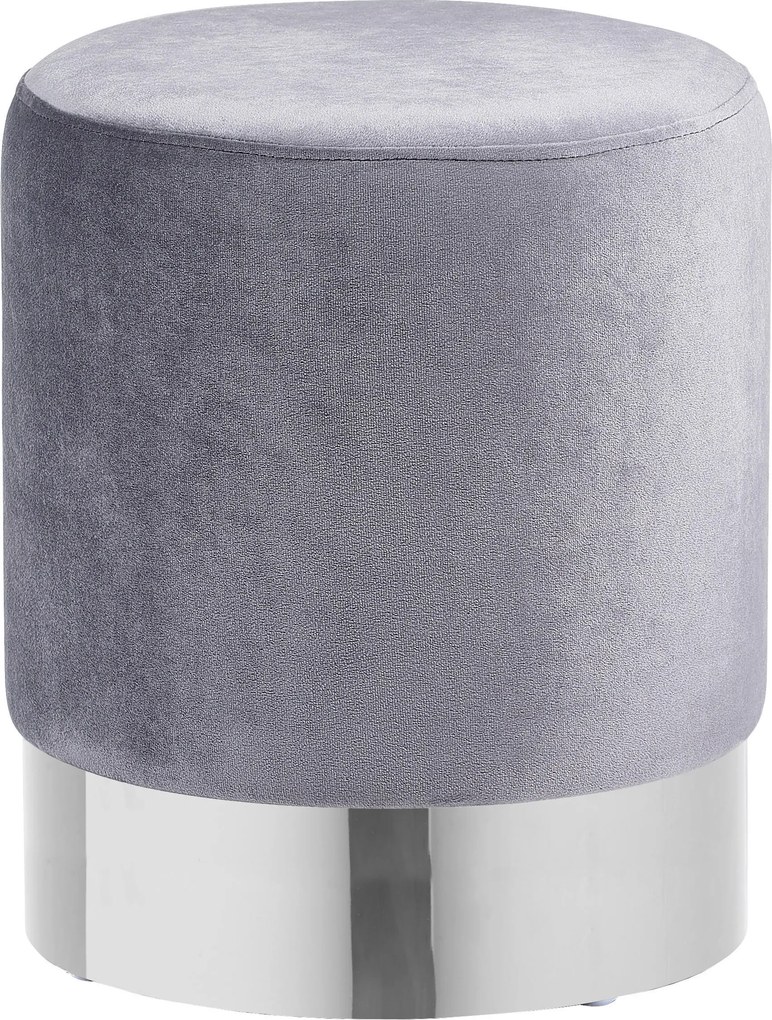XXXLutz TABURET, kov, textil, 35/42/35 cm Xora - Taburety - 000239000501