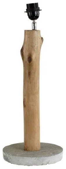 Dřevěná základna ke stolní lampě Eukalyptus - Ø 20*51cm/ E27