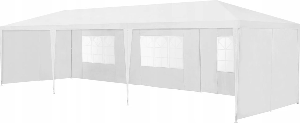 Pavilon Wedau 900x300x255 cm Bílý