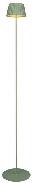 TRIO Reality R47706149 SUAREZ venkovní stojací lampa SMD LED V1230mm 1,5W/200lm 3000K IP44 pistáciová, nabíjecí baterie, USB-C port, ON/OFF