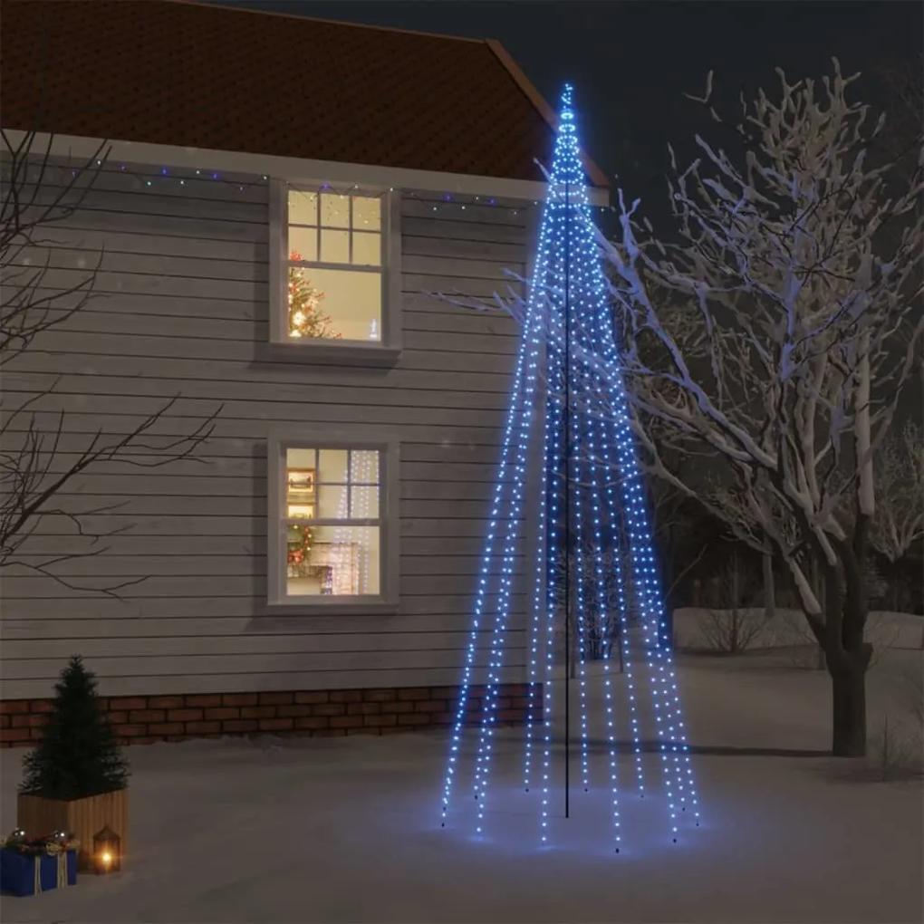 vidaXL Vánoční strom s hrotem 732 ch LED diod 500 cm [343560] Barva: Studená bílá