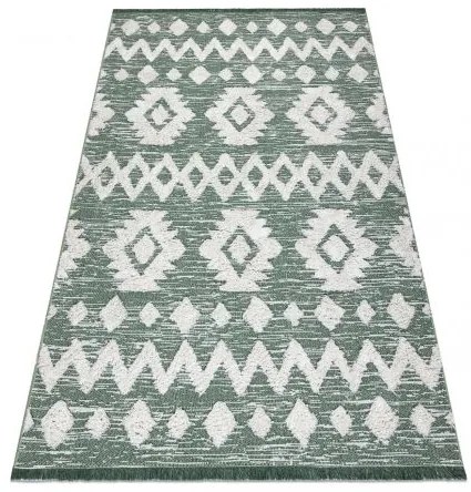 Koberec ECO SISAL BOHO MOROC Etno Cik cak 22319 střapce - dvě ú