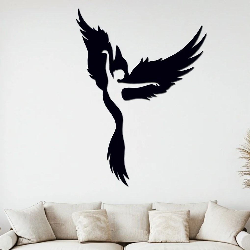 dřevo života Dřevěný obraz Tanec lehkosti Zvolte rozměr (cm): 70x95, Zvolte barvu dekoru: Antracitová