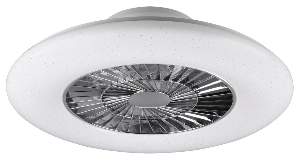 R62402106 TRIO RL Visby stropní LED svítidlo s ventilátorem 40W 4000lm 3000-6000K IP20 bílá s dálkovým ovládáním