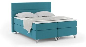 Čalouněná postel IMPERIA včetně úložného prostoru 160x200 Tyrkysová