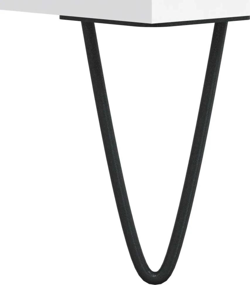 vidaXL Noční stolek 40 x 35 x 47,5 cm kompozitní dřevo [827420] Barva: Bílá