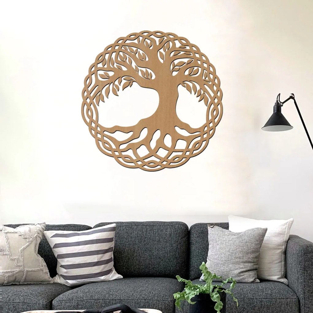 dřevo života Dřevěný strom NIAMH Zvolte rozměr (cm): 95, Zvolte barvu dekoru: Třešeň
